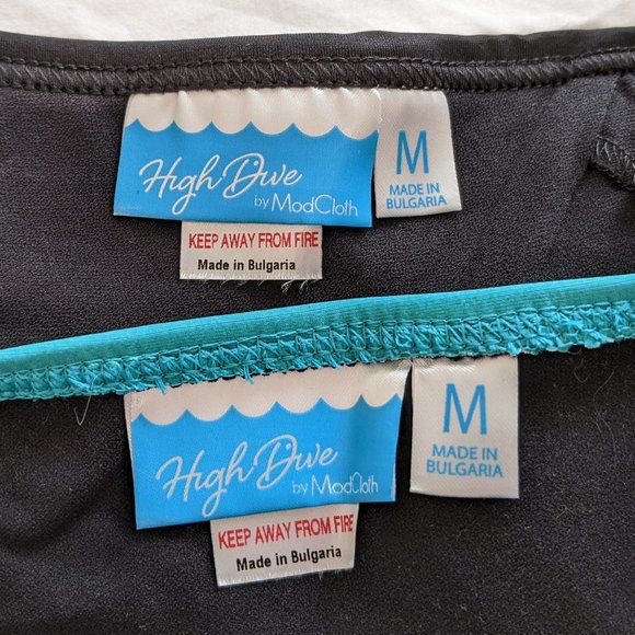 Modcloth | Swim | Nwt Set The Serene Swimsuit In Emerald | Poshmark